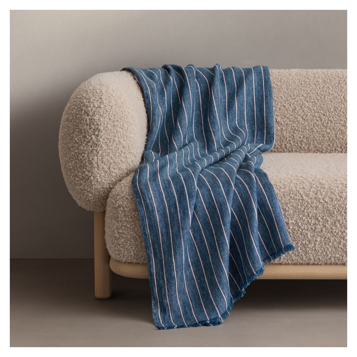 Shop our Sheridan Sano Linen Throw in dark denim. Shop online with free ...