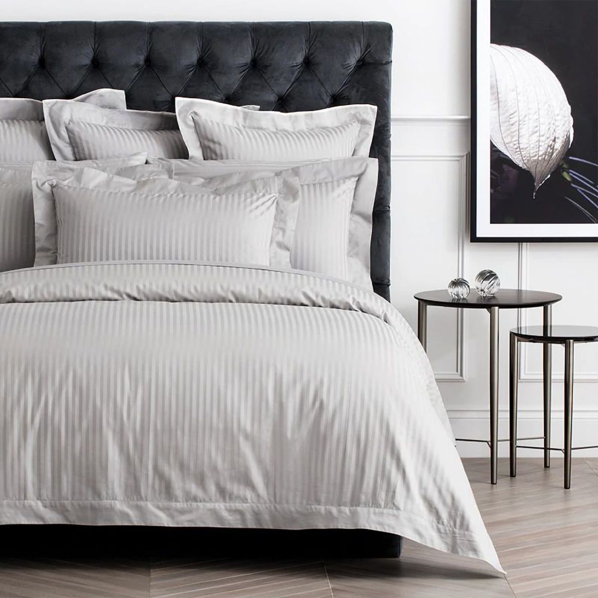 1200Tc Millennia Quilt Cover Silver | Sheridan Outlet