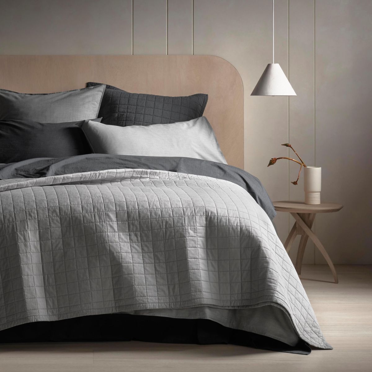Reilly Bedcover Fog | Sheridan Outlet