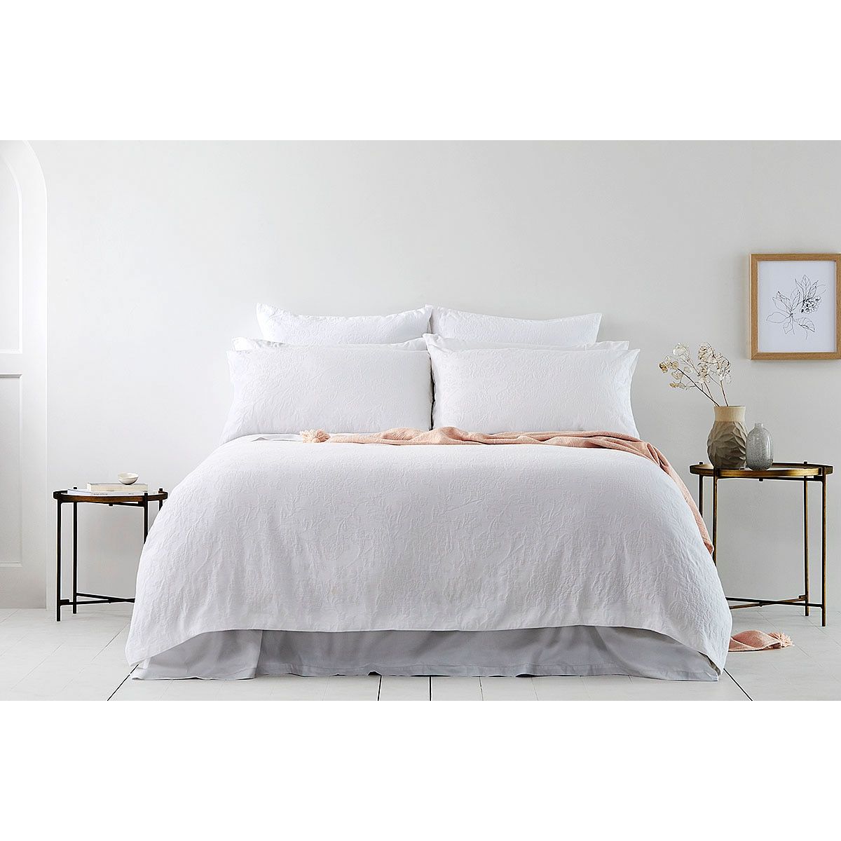 Sheridan Delrose Quilt Cover Set White | Sheridan Australia