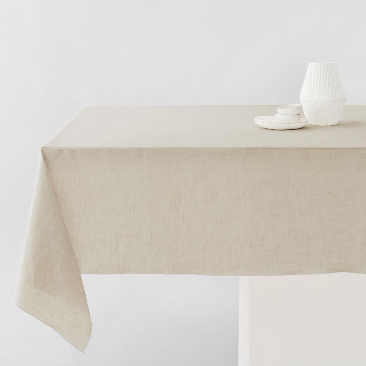 Sheridan Abbotson Linen Tablecloth in Flax | Sheridan Outlet