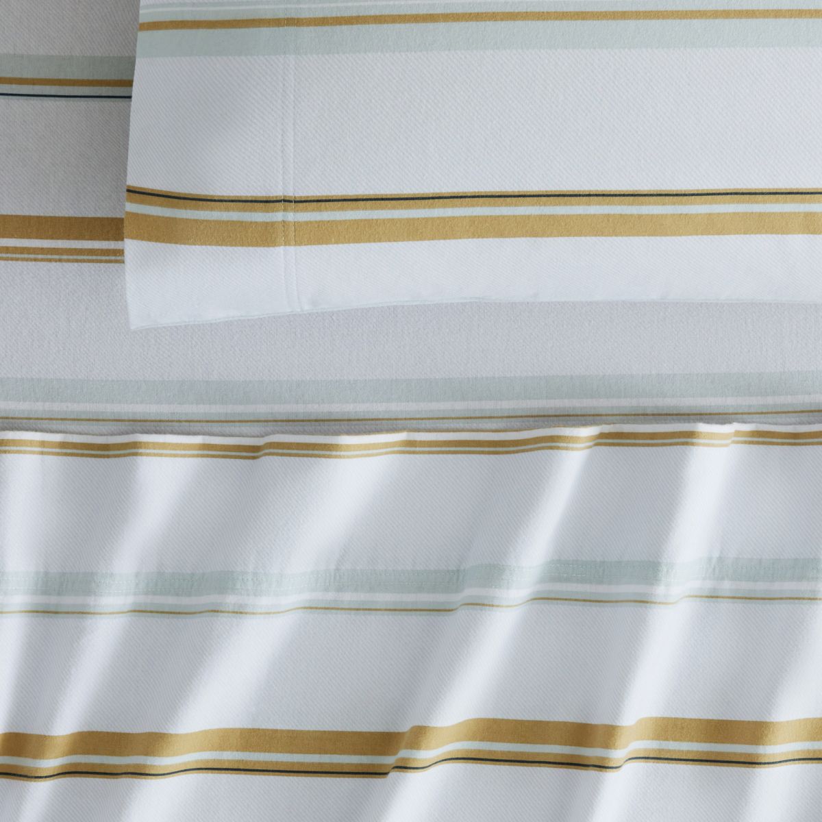 Shop our Sheridan Flannelette Tri Stripe Sheet Set in wheat. Shop online with free shipping for ...