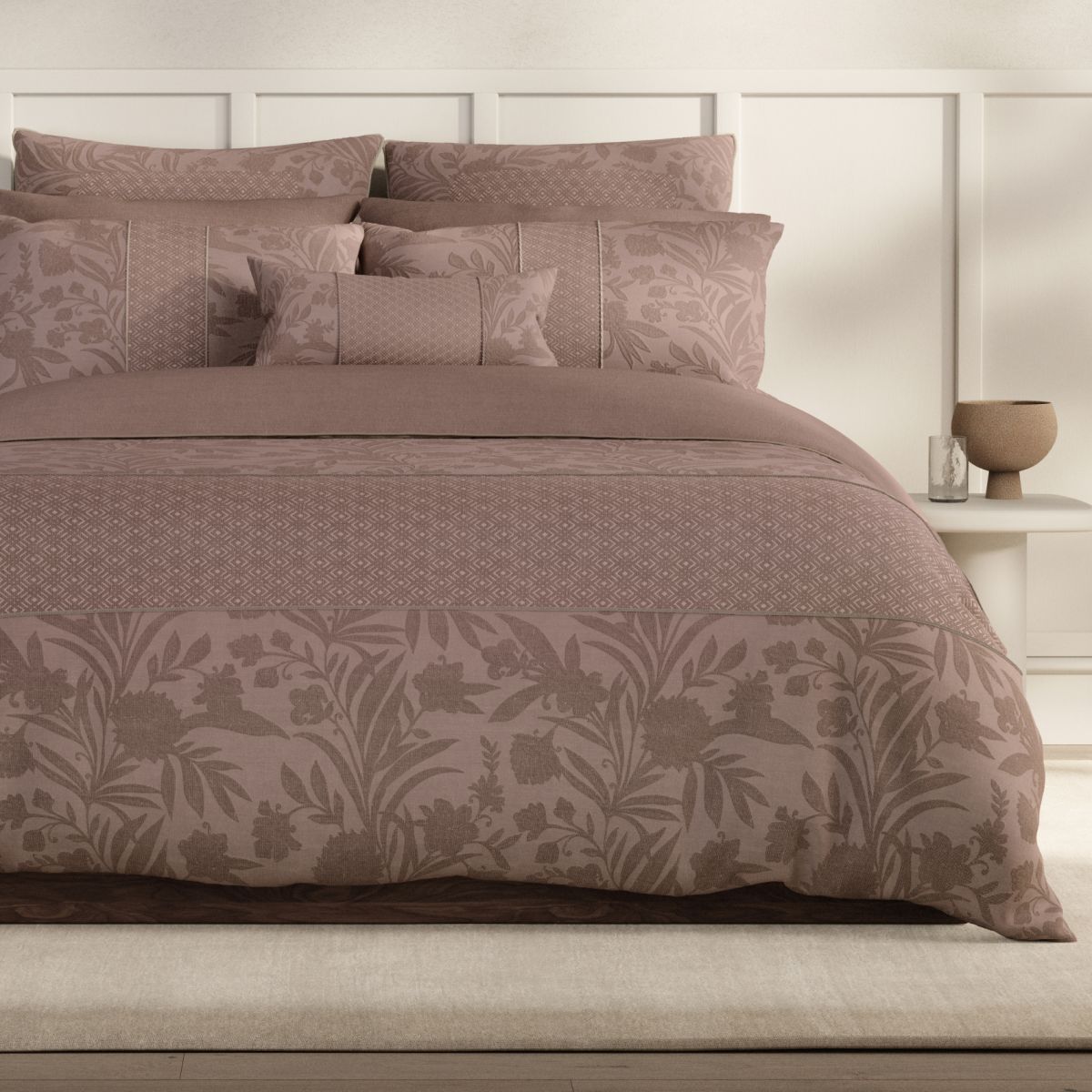 Shop our Sheridan Erena Quilt Cover Set in walnut. Shop online with ...