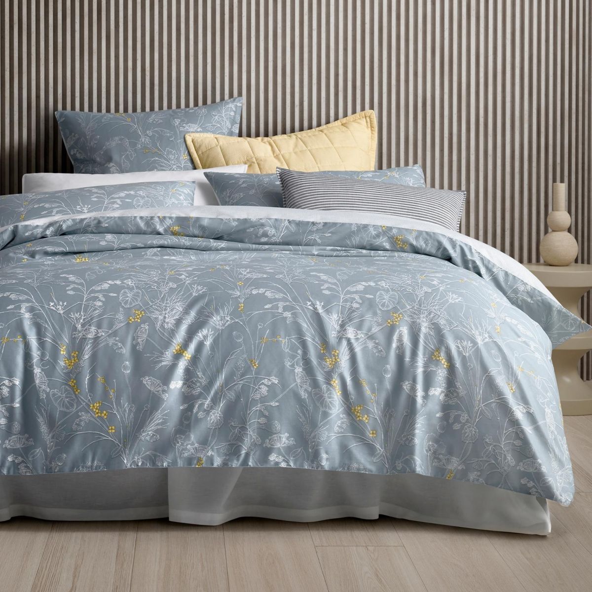 Shop our Sheridan Nolana Quilt Cover Set in blue fog. Shop online with ...