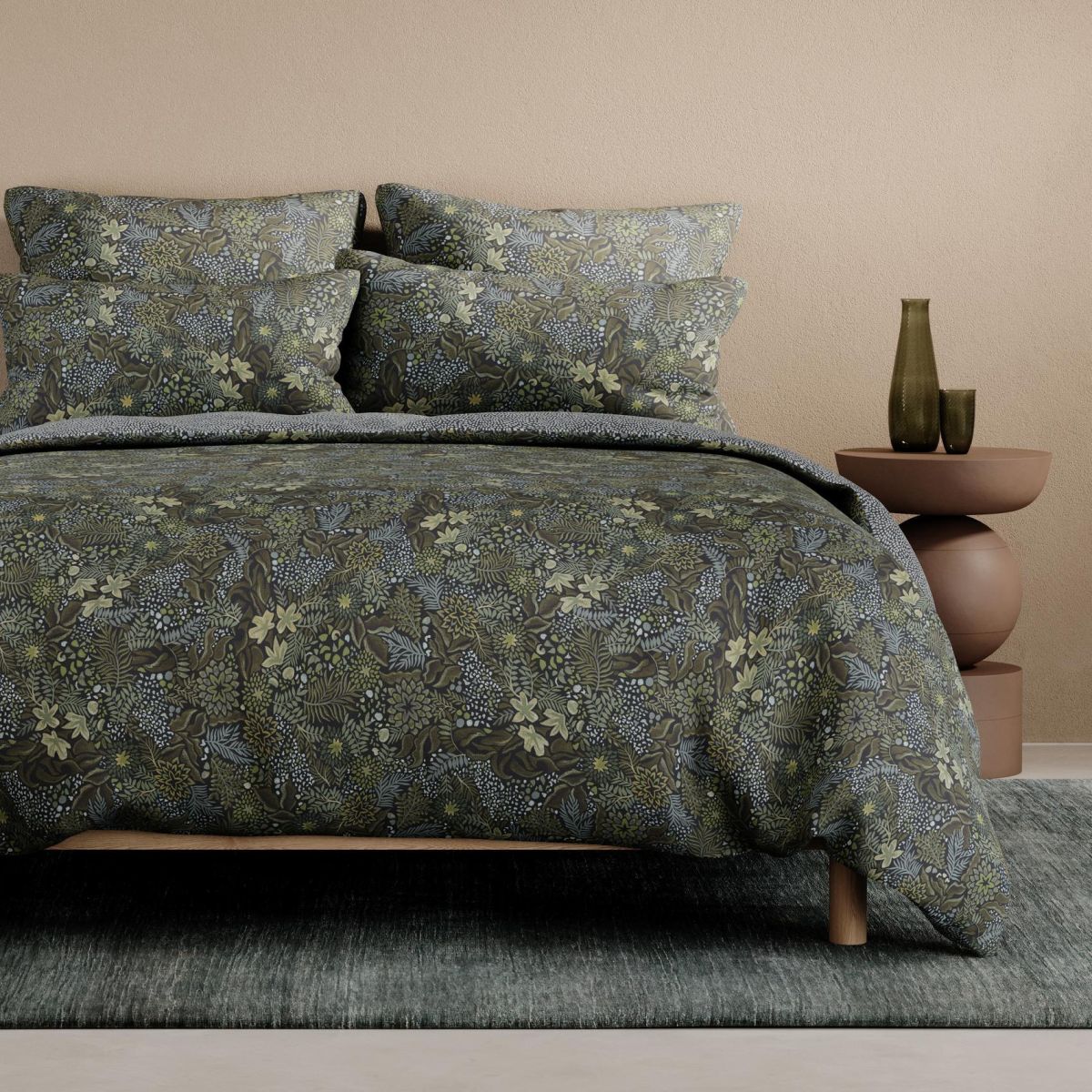 Shop our Sheridan Clo Quilt Cover Set in green smoke. Shop online with ...
