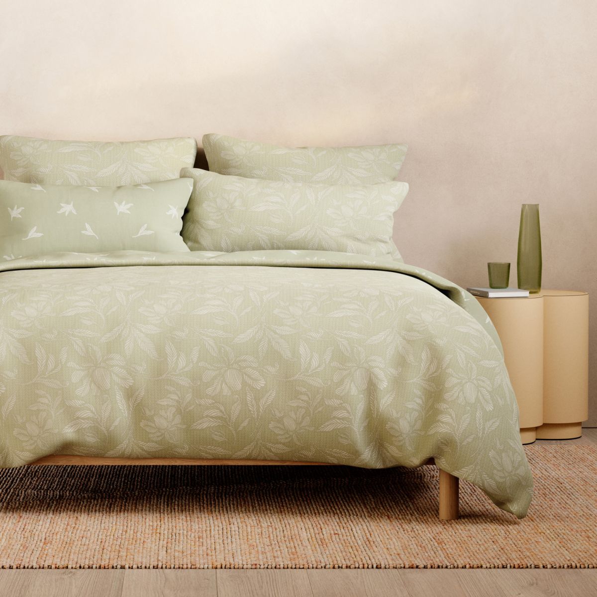 Shop our Sheridan Clemetis Quilt Cover Set in green. Shop online with ...