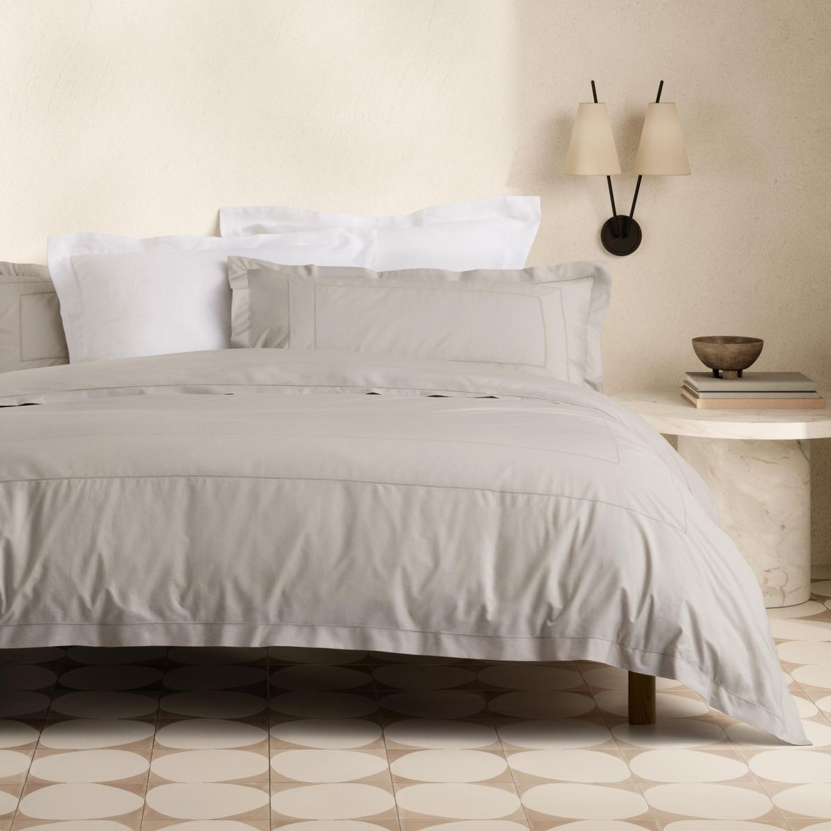 Shop our Sheridan Haywood Quilt Cover And Sheet Bedding Set in stone ...