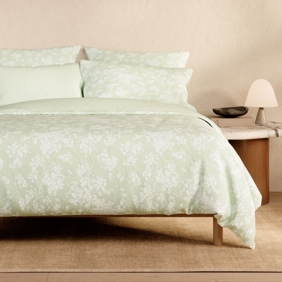 Shop our Sheridan Fornillo Quilt Cover Set in green. Shop online with ...